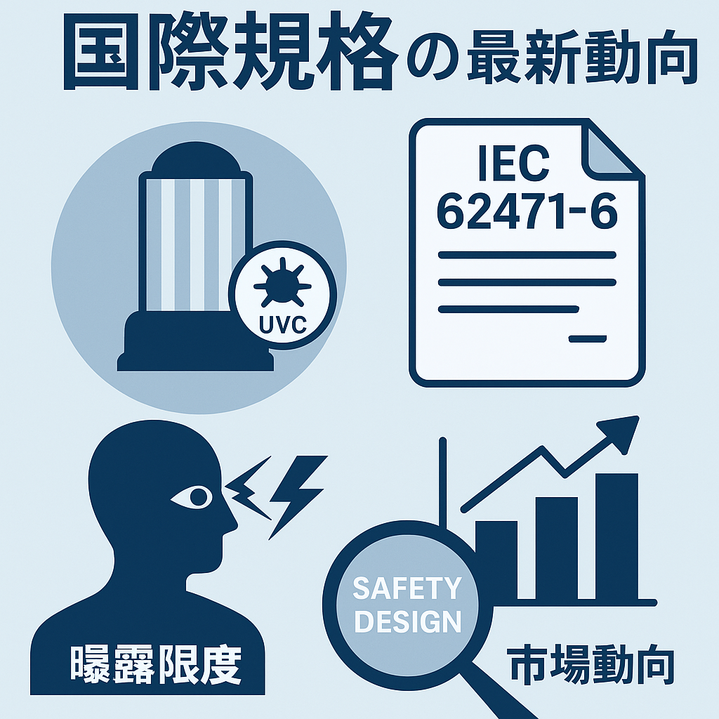 UVC殺菌灯と国際規格の最新動向｜IEC 62471-6の改定・市場動向と製品紹介 | 光安全性ナビ